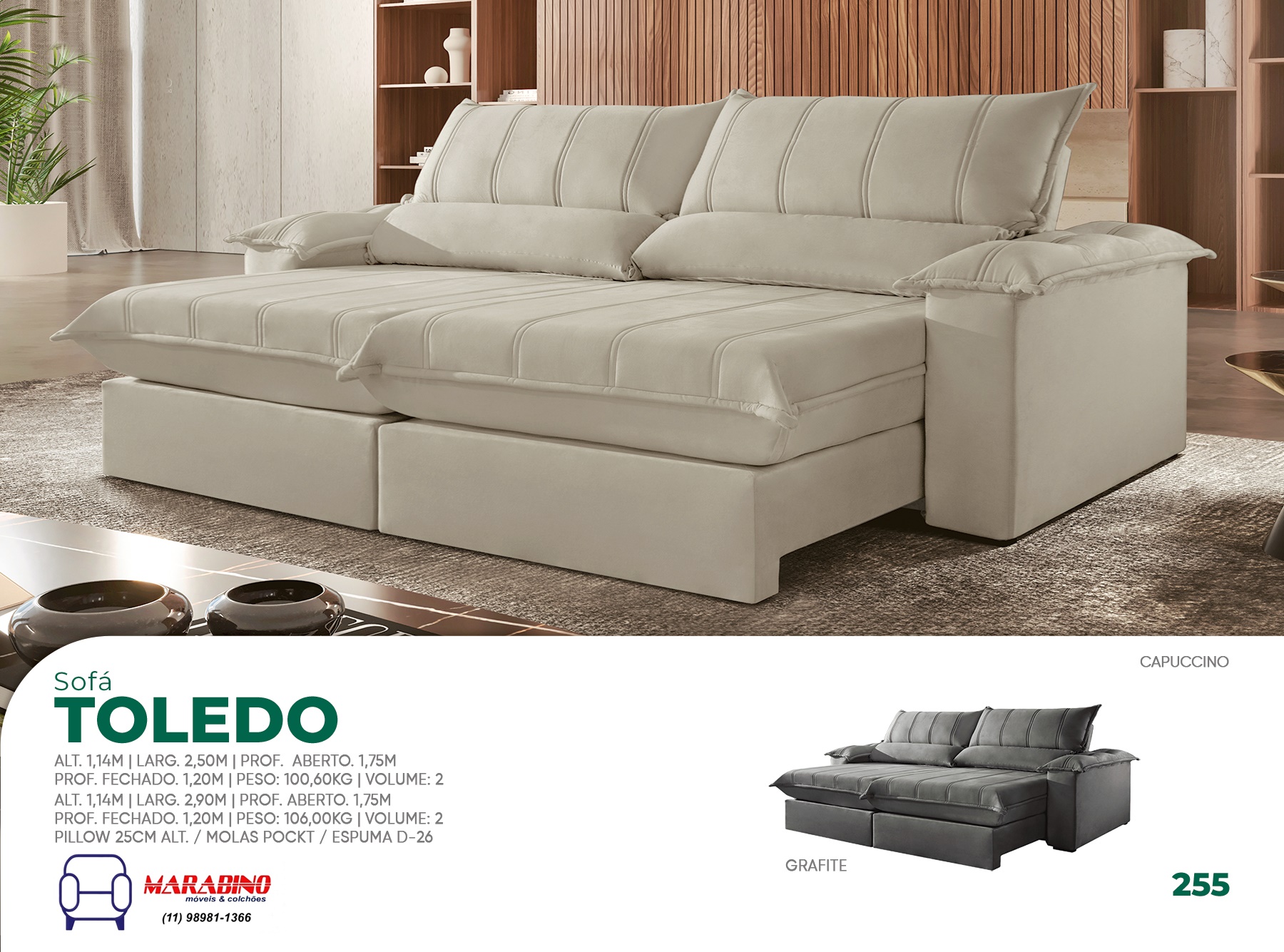 Sofás :: Marabino Móveis